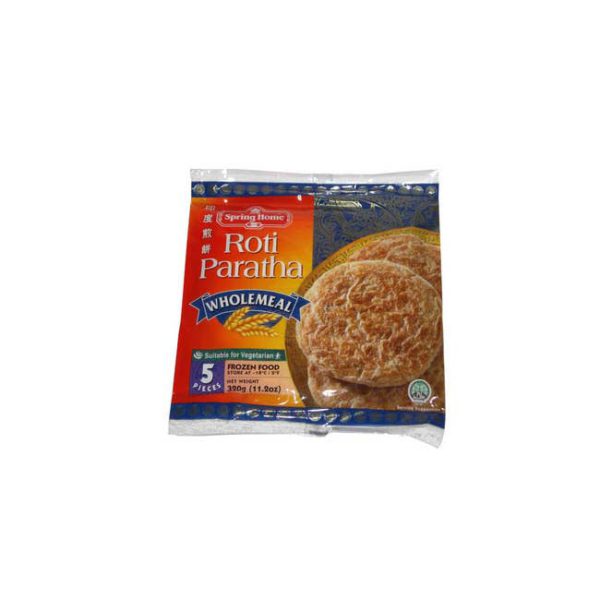 ROTI PARATHA WHOLEMEAL 320G SPRING HOME (G1171) - Amazing Oriental